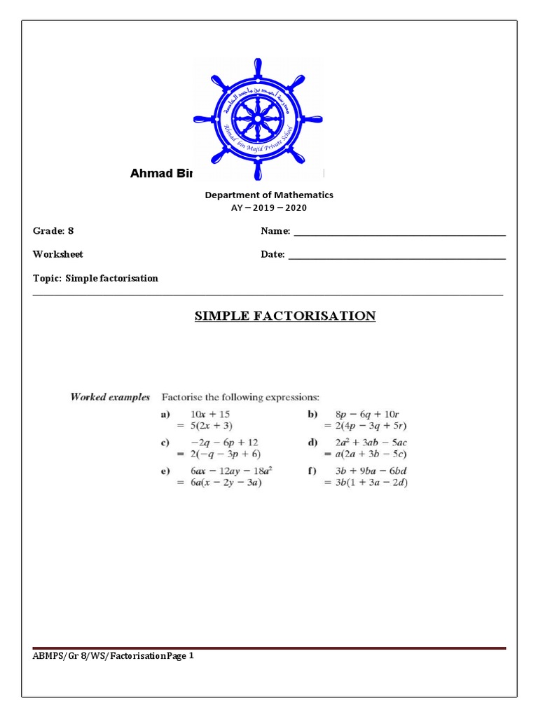 Work Sheet PDF | PDF