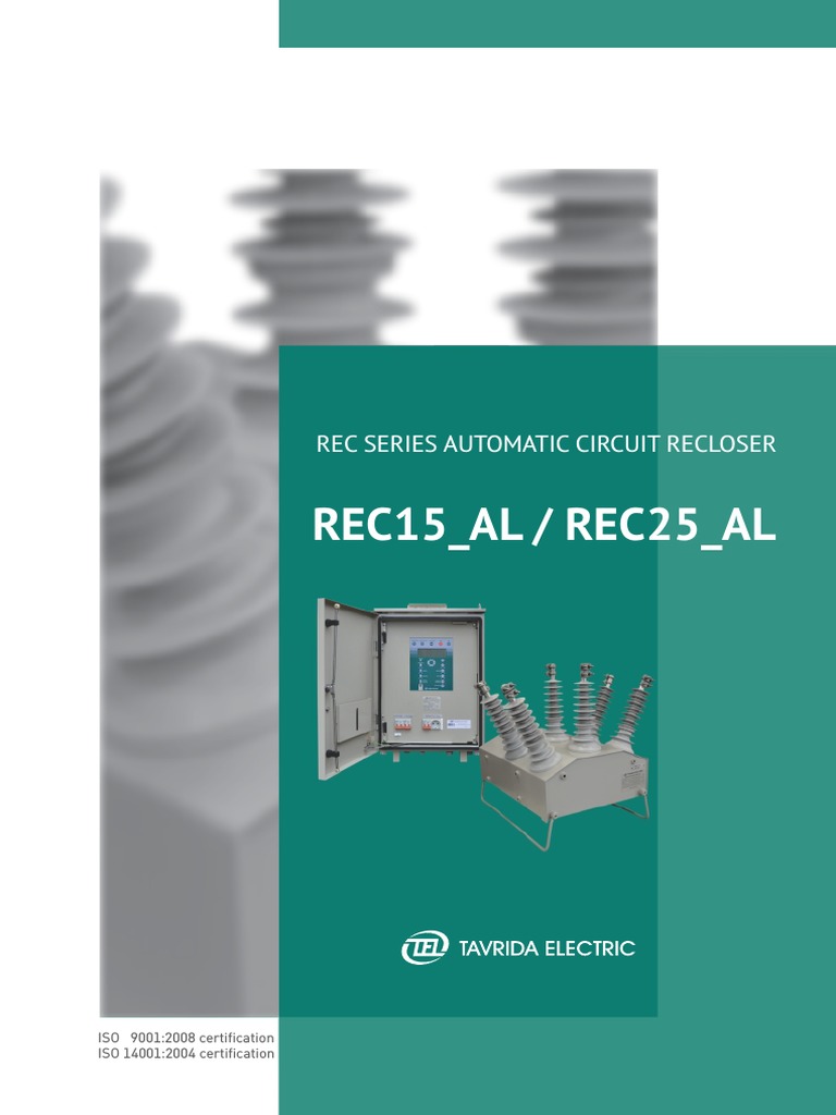 REC15 - AL / REC25 - AL: Rec Series Automatic Circuit Recloser | PDF ...