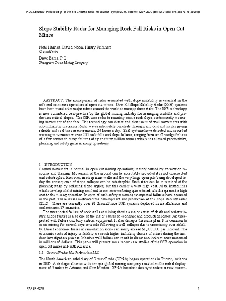 Radar Paper | Download Free PDF | Snow | Mining