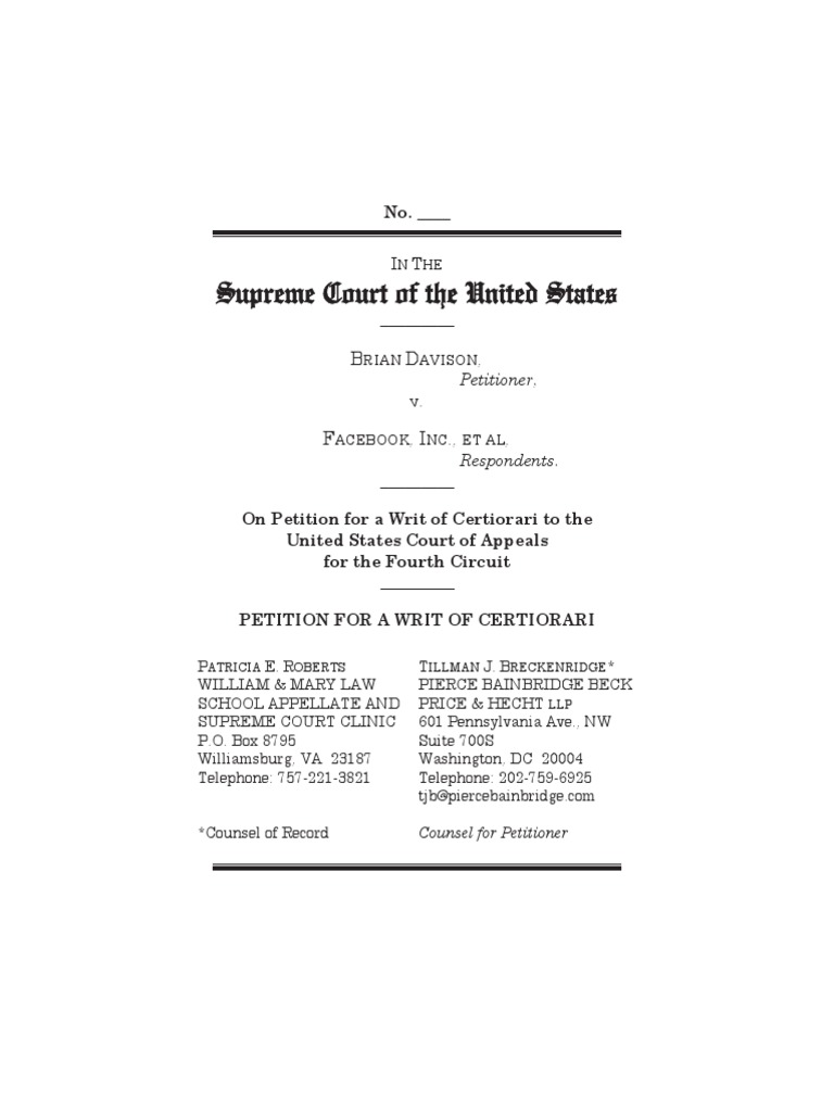 Supreme Court of The United States: B D, v. F, I . | PDF | Ashcroft V ...