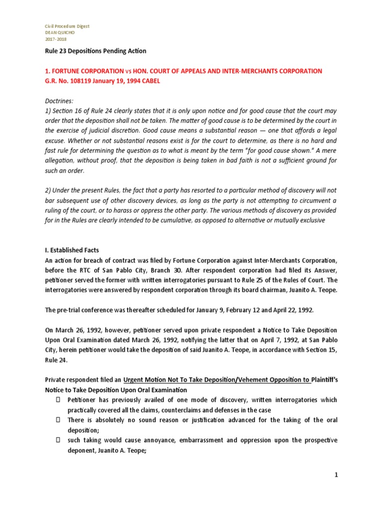 RULES 20 To 33 COMPLETE | PDF | Deposition (Law) | Interrogatories