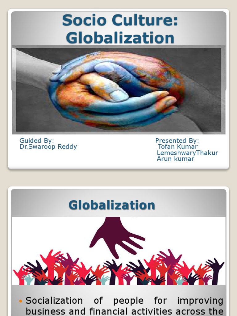 Socio Culture: Globalization | PDF | Bric | Economies