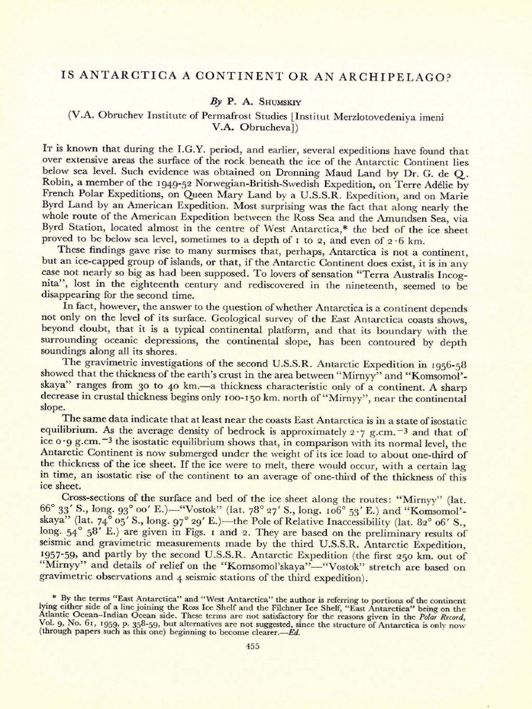Igs Journal Vol03 Issue026 pg455-457 PDF | PDF | Antarctica | Mountains