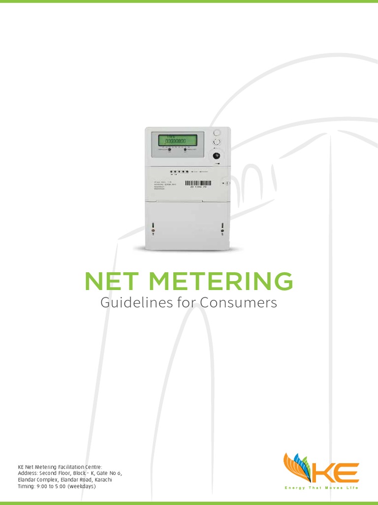 Net Metering - Guidelines For KE Consumers | PDF | Business | Energy ...