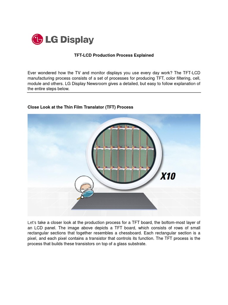 LG TFT PDF | PDF | Thin Film Transistor Liquid Crystal Display | Liquid ...