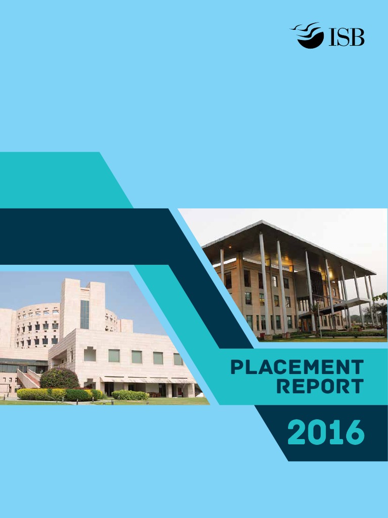 ISB Placement Report for Recruiters | PDF | Entrepreneurship | Companies