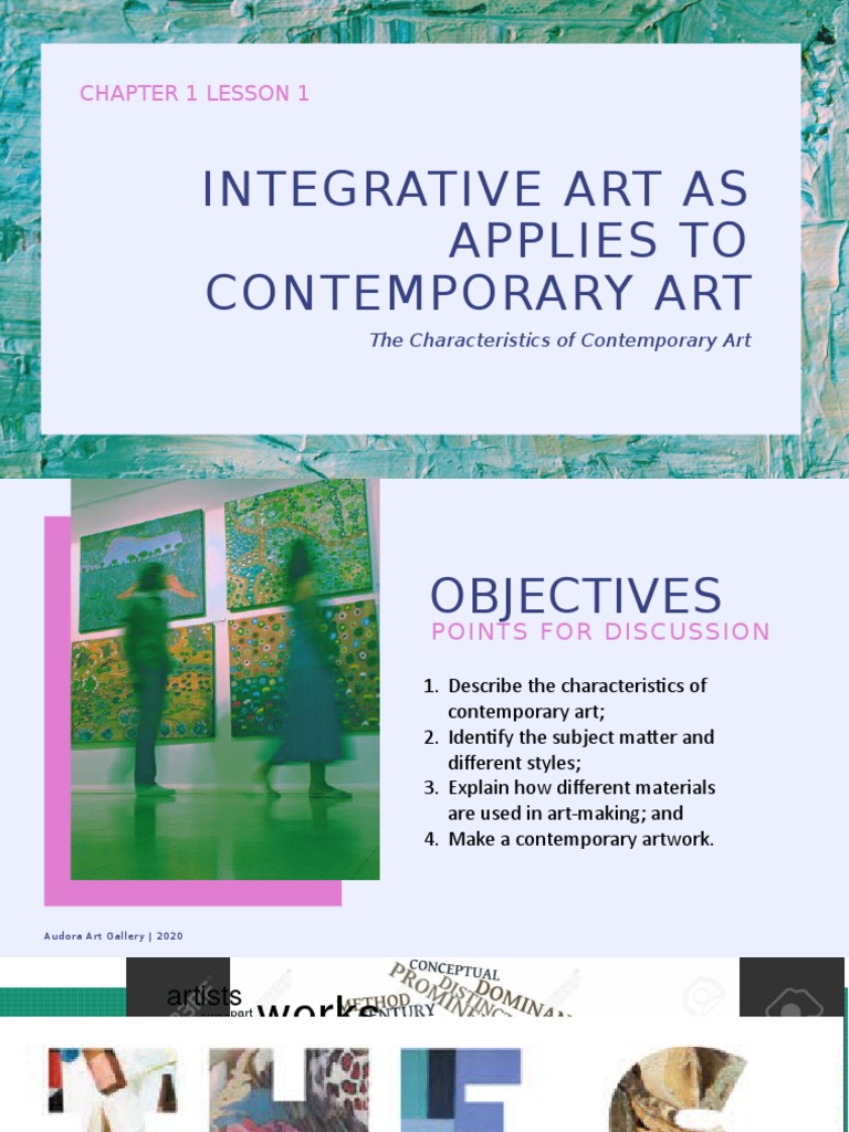 Chapter 1 Lesson 1 - The Characteristics of Contemporary Art | PDF ...