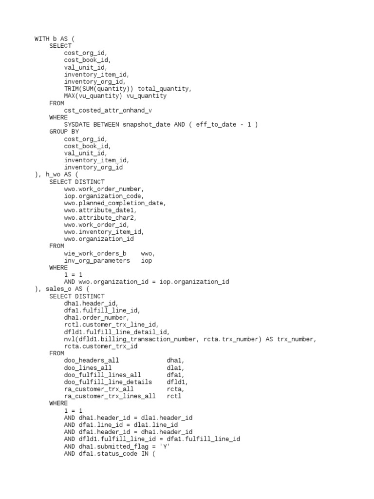 OTD Report | PDF | Sql | Databases