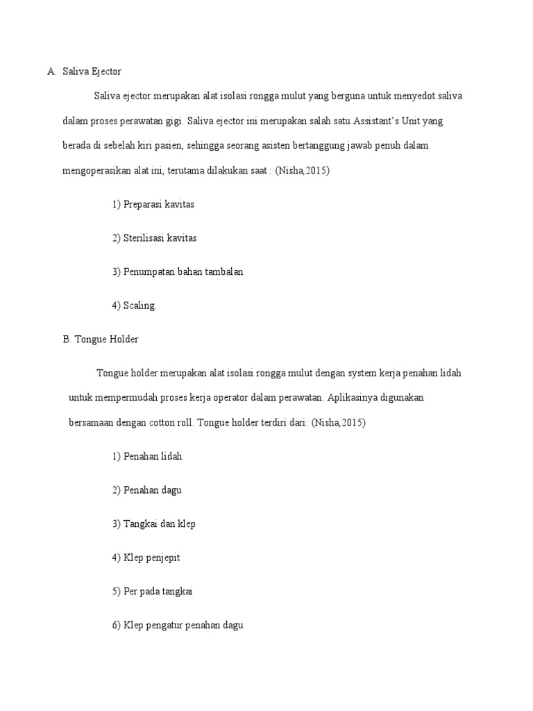 Macam Macam Alat Isolasi Dan Fungsi | PDF