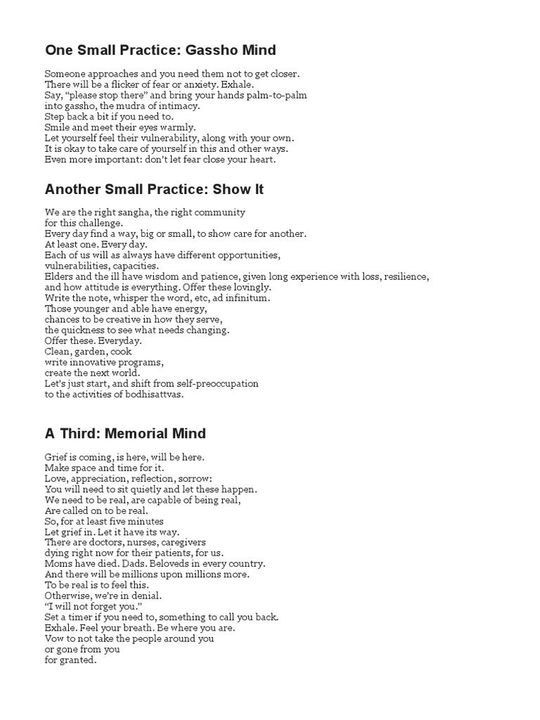 3 Short Meditations | PDF