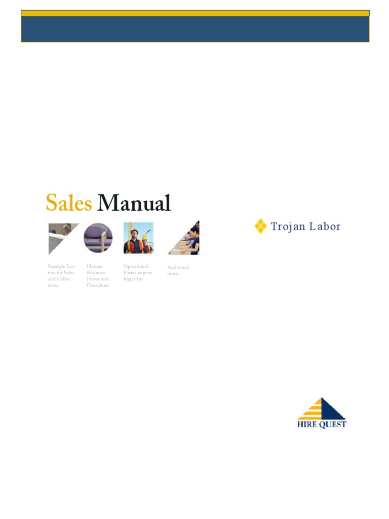 Sales: Manual | PDF | Payroll Tax | Temporary Work