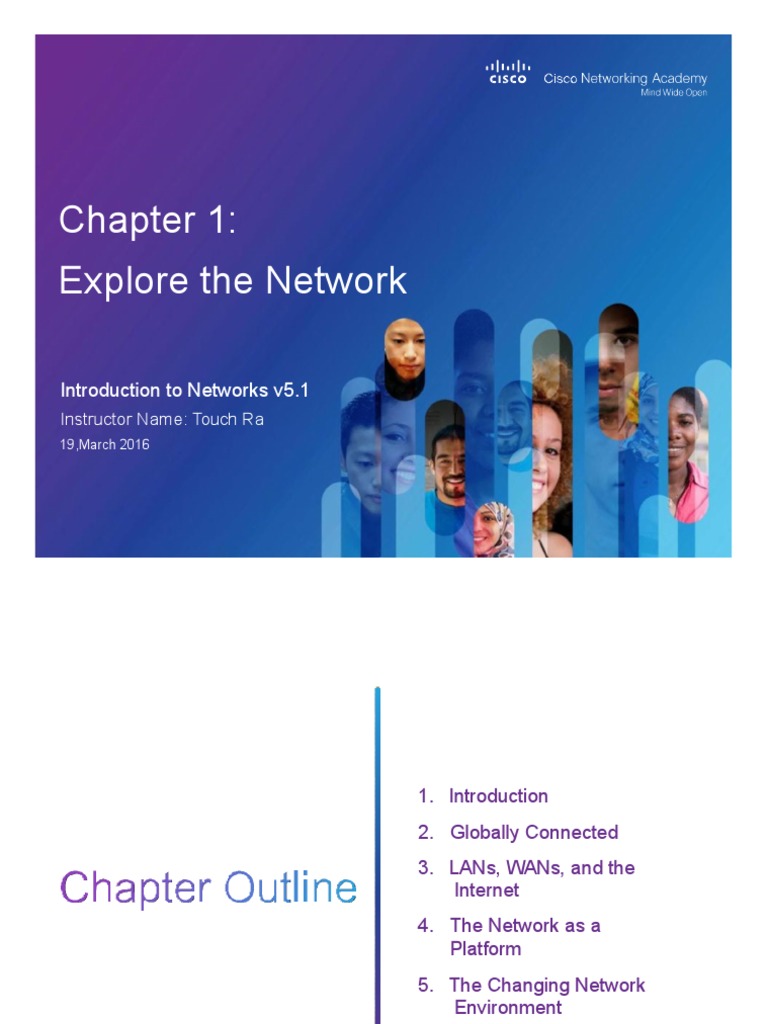 CCNA1 Chapter 1 Exploring The Network | PDF | Local Area Network | Internet Access