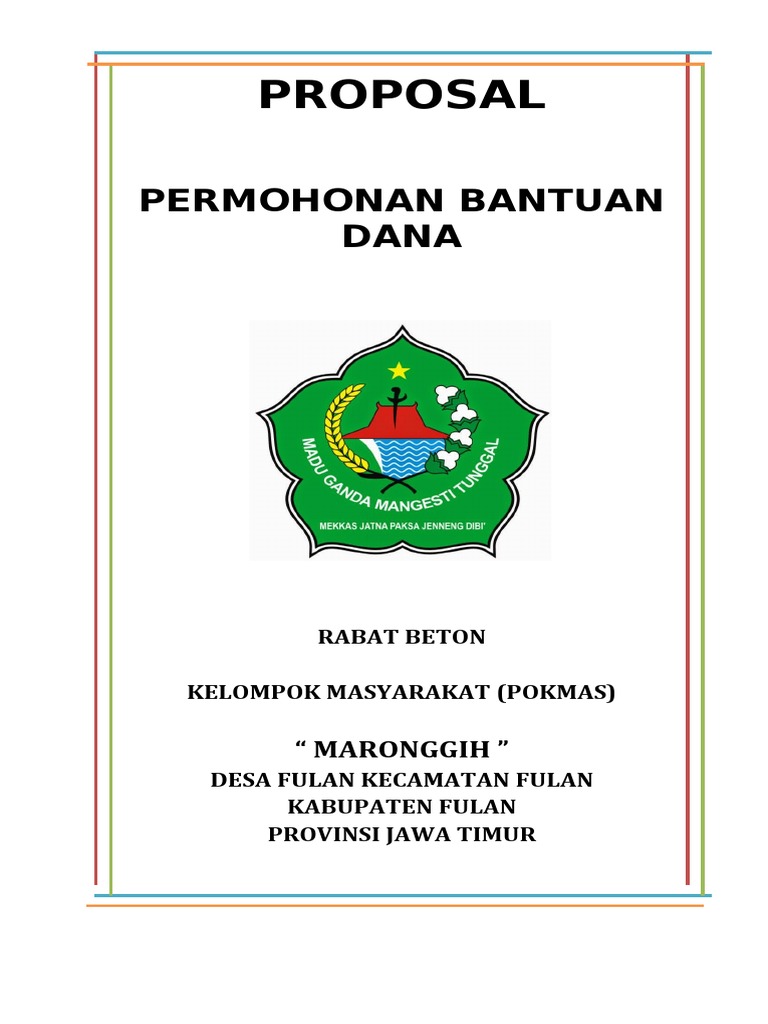 Proposal Pokmas | PDF
