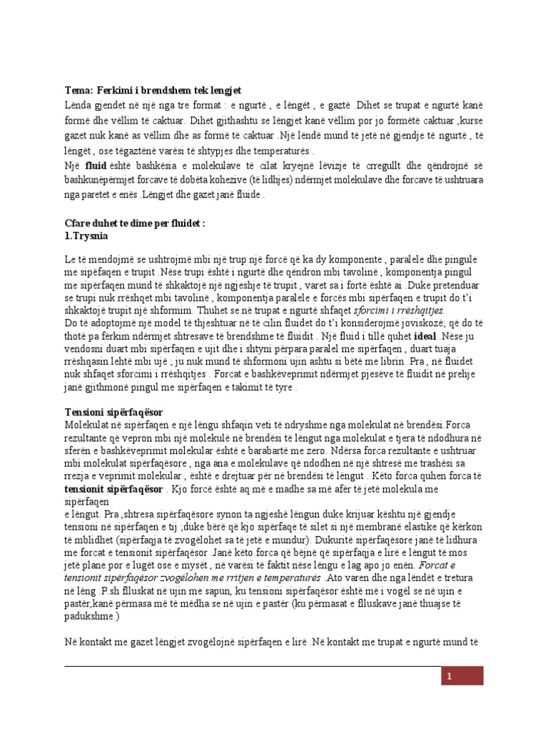 Tema: Ferkimi I Brendshem Tek Lengjet | PDF