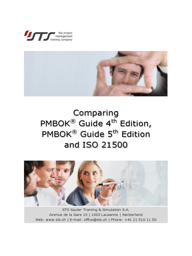 Comparing Pmbok Guide 4 Edition, Pmbok Guide 5 Edition and ISO 21500 ...