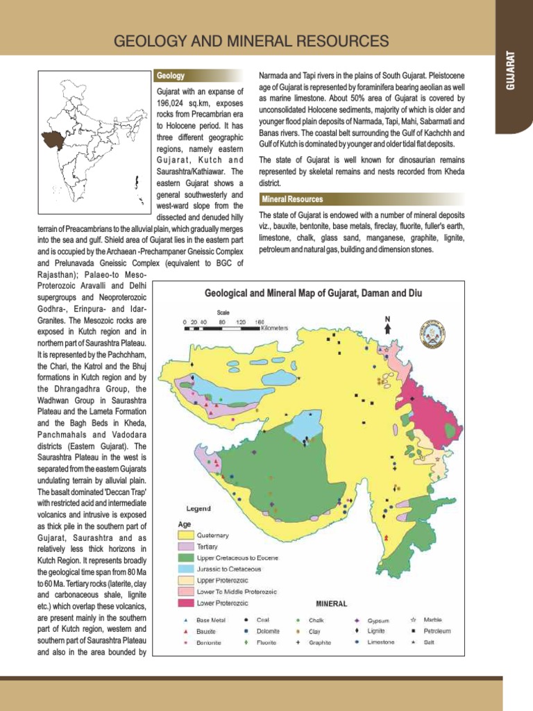 GSI Western Region States | PDF | Geology | Earth Sciences