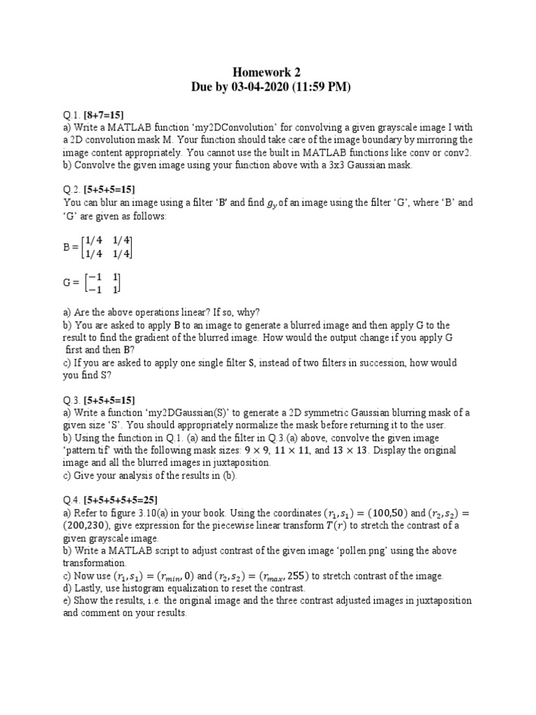 CV Assignment | PDF | Multidimensional Signal Processing | Imaging