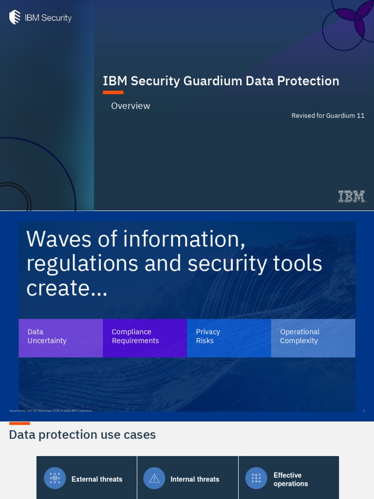 1.01 - Guardium Data Protection Overview | PDF | Cloud Computing ...