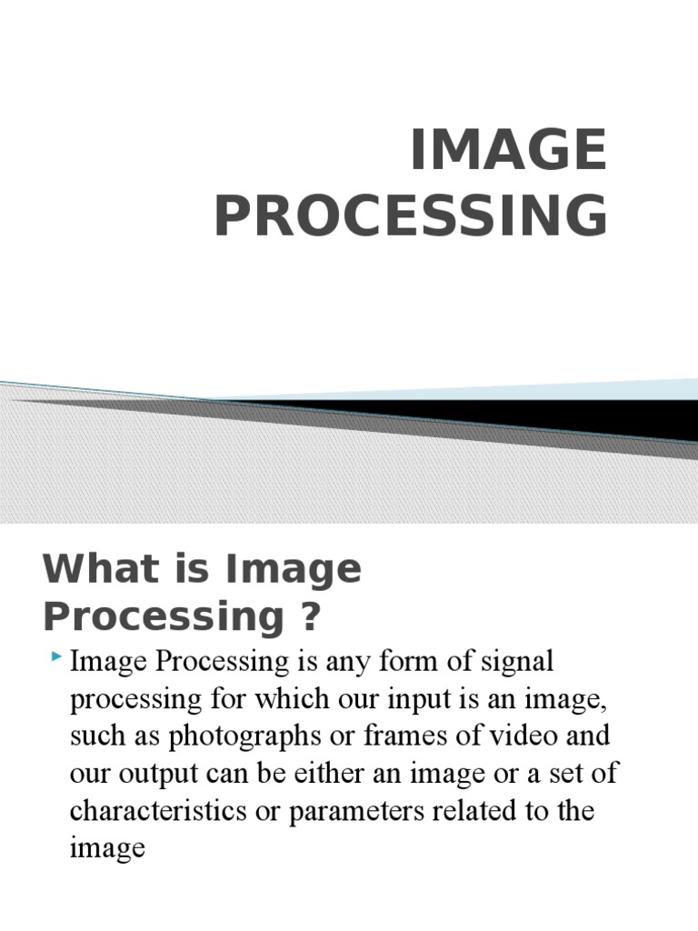 Image Processing | PDF | Application Programming Interface | Menu ...