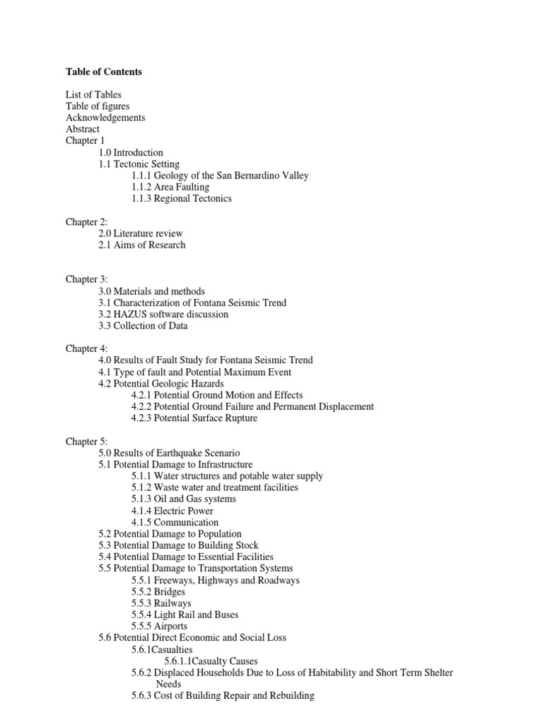 Margaret Gooding Masters Thesis, 2007, Fontana Fault | PDF ...