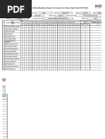 School Form 2 (SF2) Daily Attendance Report of Learners | PDF ...