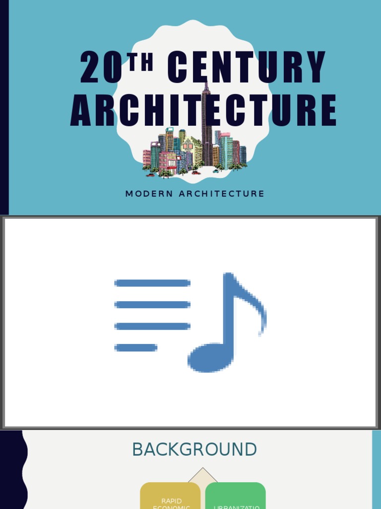 20th Century Modern Architecture Overview | PDF | Style | Modernism