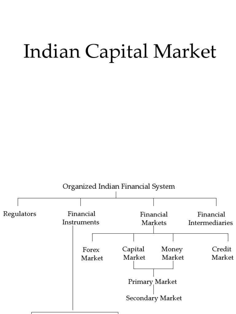 Indian Capital Markets Overview | PDF | Financial Capital | Stocks