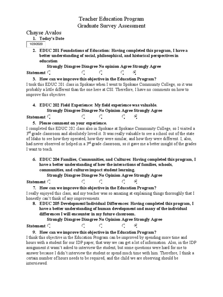 Teacher Education Program | PDF | Educational Technology | Understanding