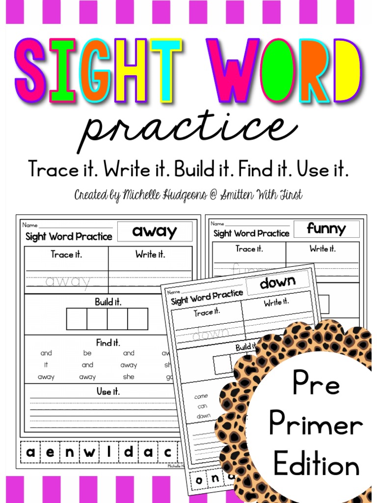Sight Word Practice | PDF | Leisure