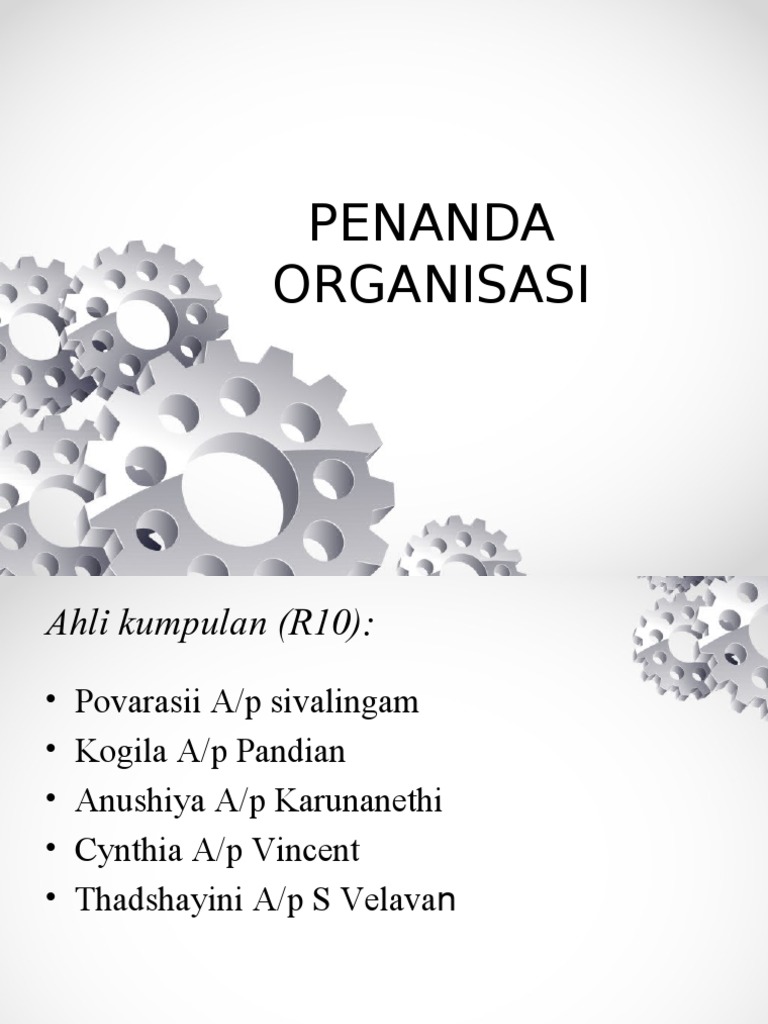 Penanda Organisasi | PDF | Kajian Bahasa Asing