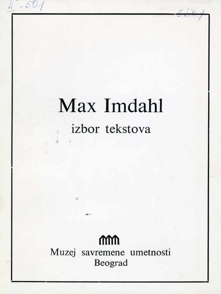 Max Imdahl Msub PDF | PDF