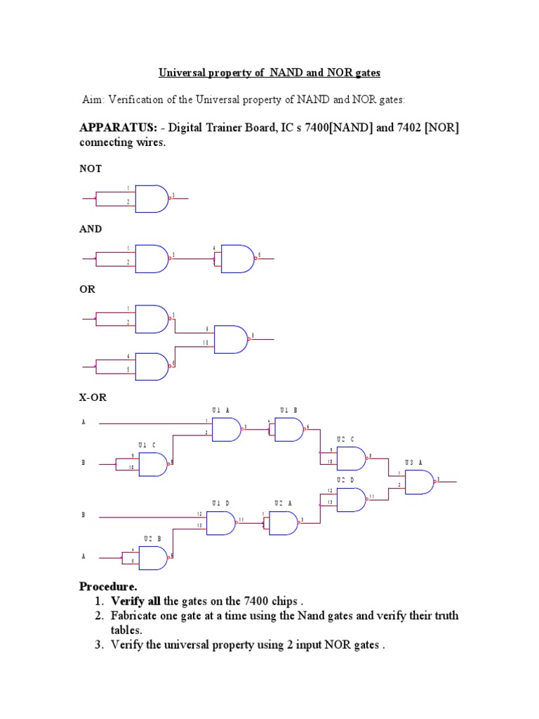 Verifying Universal Properties of Gates | PDF | Integrated Circuit | Manufactured Goods