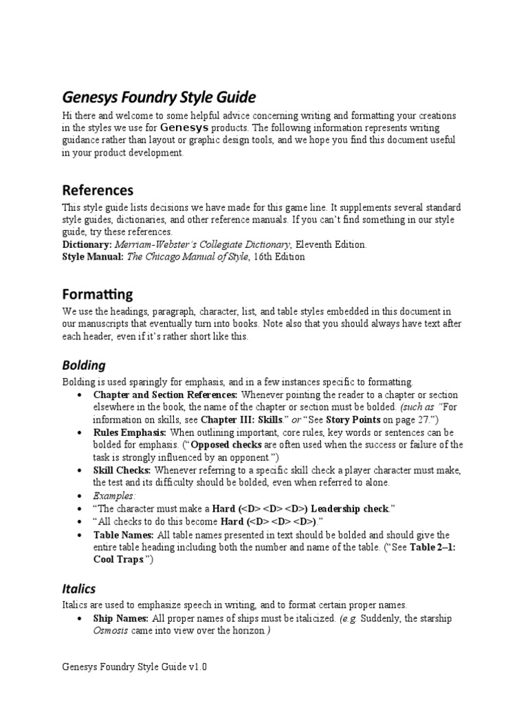 Genesys Foundry Style Guide: References | PDF | Writing | Semiotics