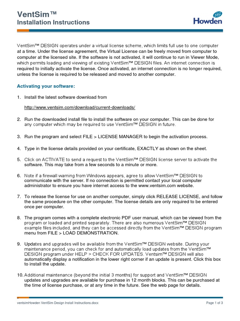 VentSim Design | PDF | Websites | Internet