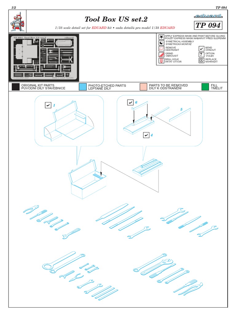 Tool Box US Set.2: 1/35 Scale Detail Set For Kit - Sada Detailů Pro ...