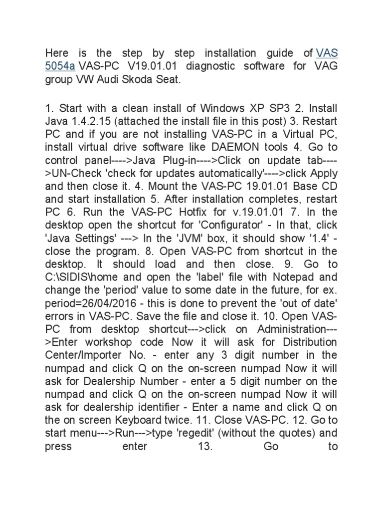 Install VAS | PDF | Windows Registry | Computing Platforms