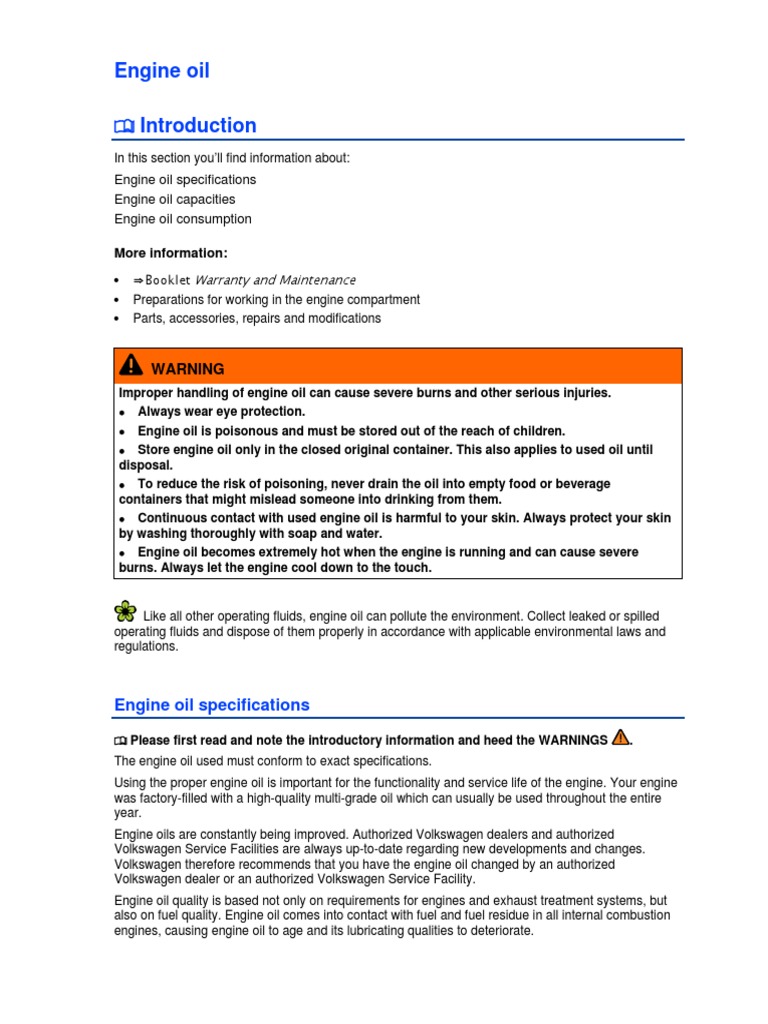Introduction: Engine Oil | PDF | Motor Oil | Engines