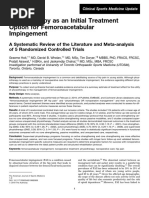 FAI Non-Operative Rehab Protocol Guide | PDF | Musculoskeletal ...