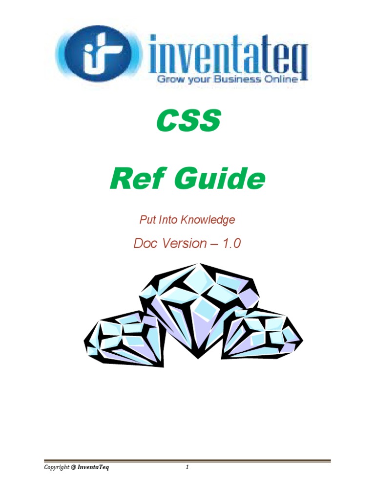 Css Materials | PDF | Cascading Style Sheets | Html