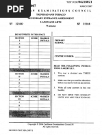 SEA Practice Test 2 Mathematics | PDF | Numbers | Elementary Mathematics