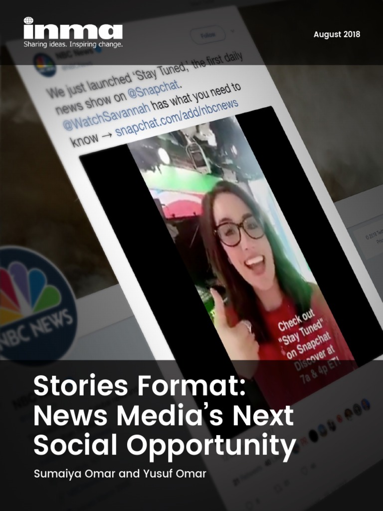 Stories Format - News Media's Next Social Opportunity | PDF | Snapchat ...