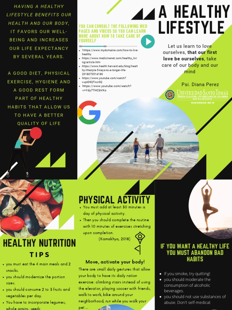 A Healthy Lifestyle PDF | PDF | Public Health | Eating Behaviors Of Humans