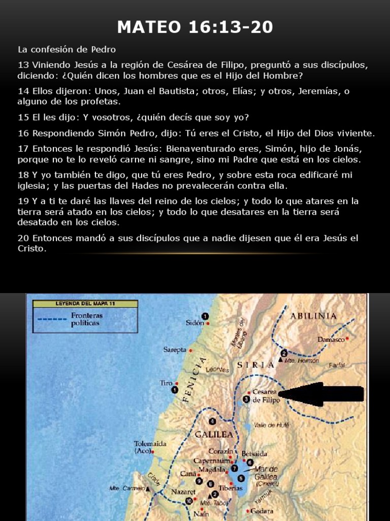 Mateo 16 | PDF | Contenido del Nuevo Testamento | Mitología