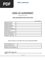 DOA Agreement | PDF | Letter Of Credit | Financial Transaction