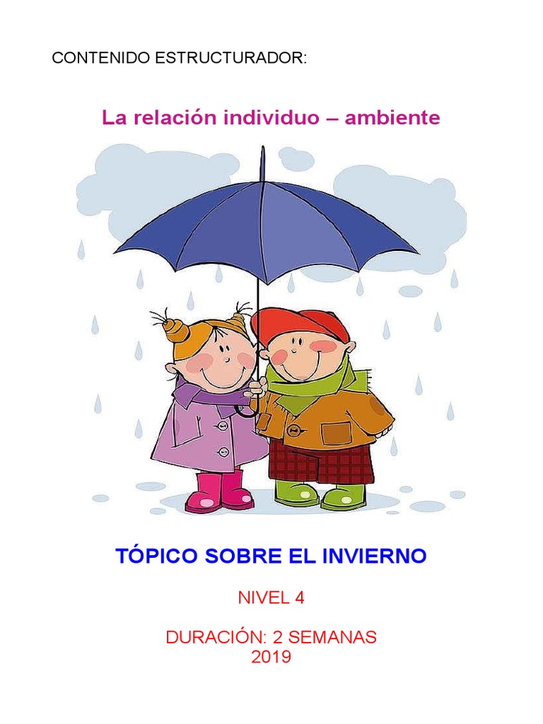 Actividades de Invierno para Nivel Inicial | PDF | Naturaleza ...