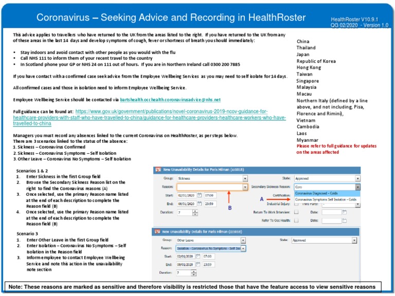 Coronavirus - Self Isolation | PDF | Diseases And Disorders | Wellness