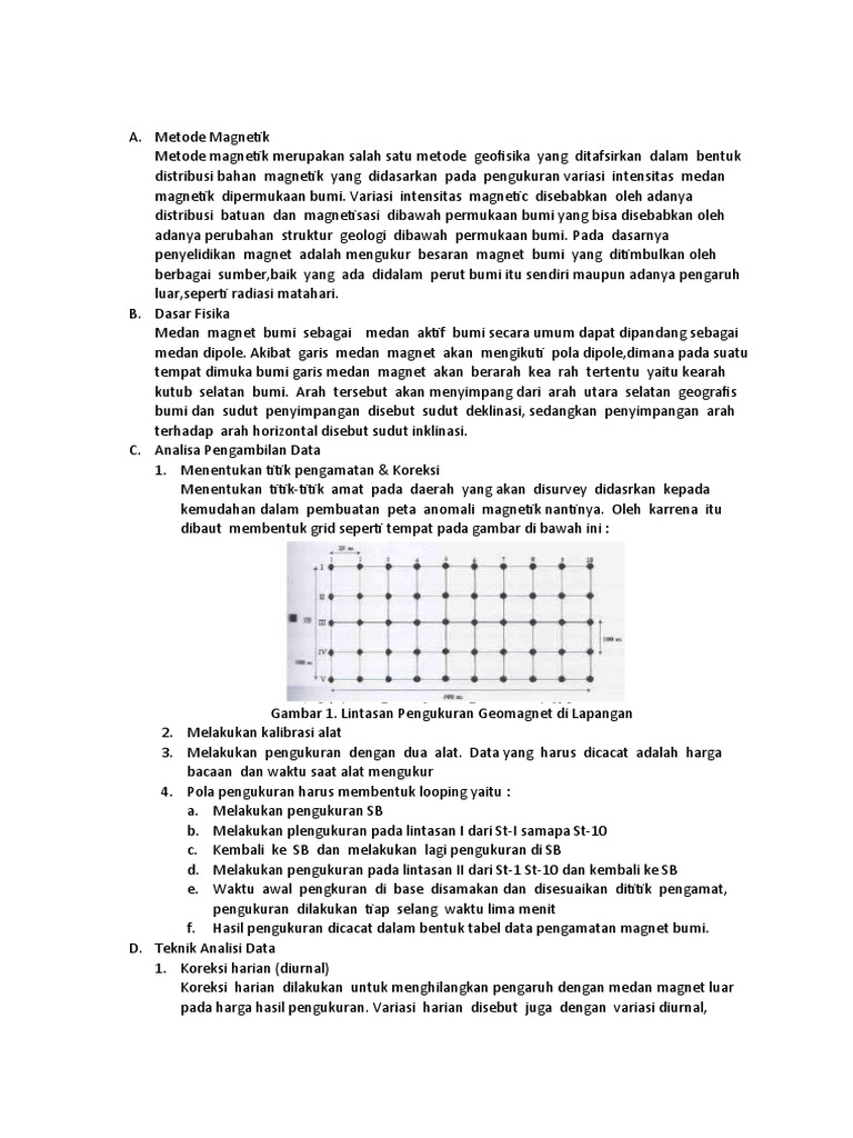 Metode Magnetik | PDF
