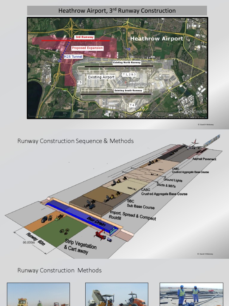 Heathrow Airport, 3 Runway Construction: © David H Moloney | PDF | Road ...