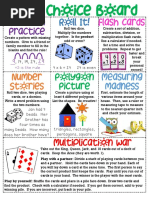 Math Booklet Stick Game PRINT | PDF | Teaching Mathematics
