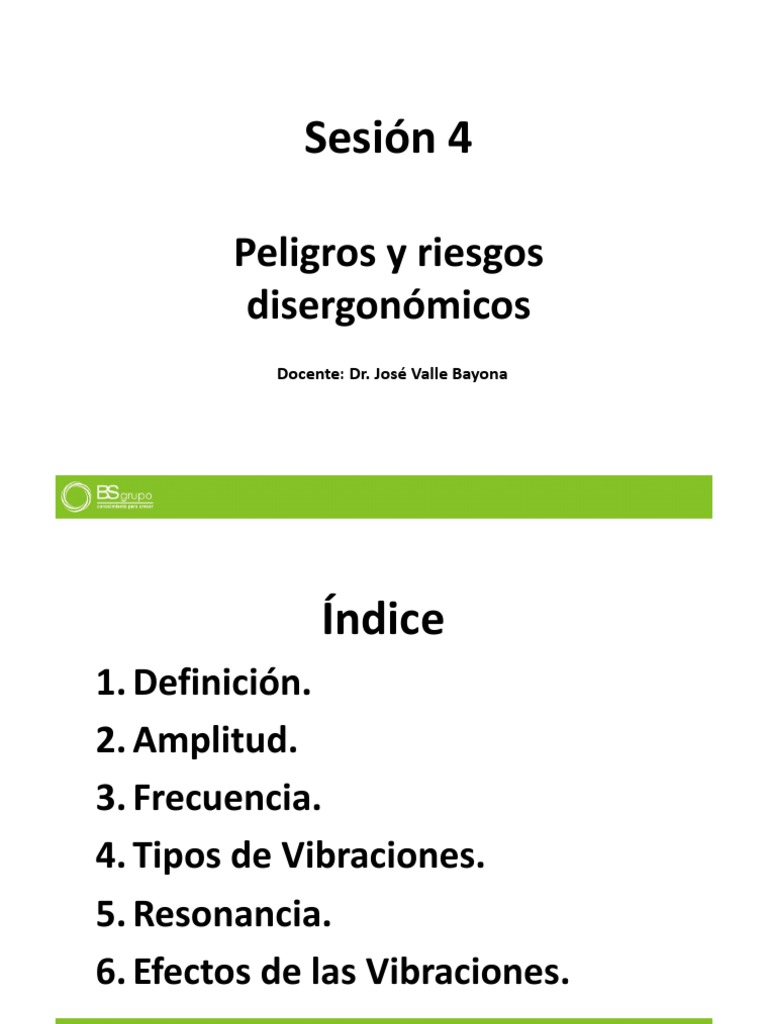 2.4 Peligros y Riesgos Disergonomicos | PDF | Factores humanos y ergonomía | Ciencia de la danza